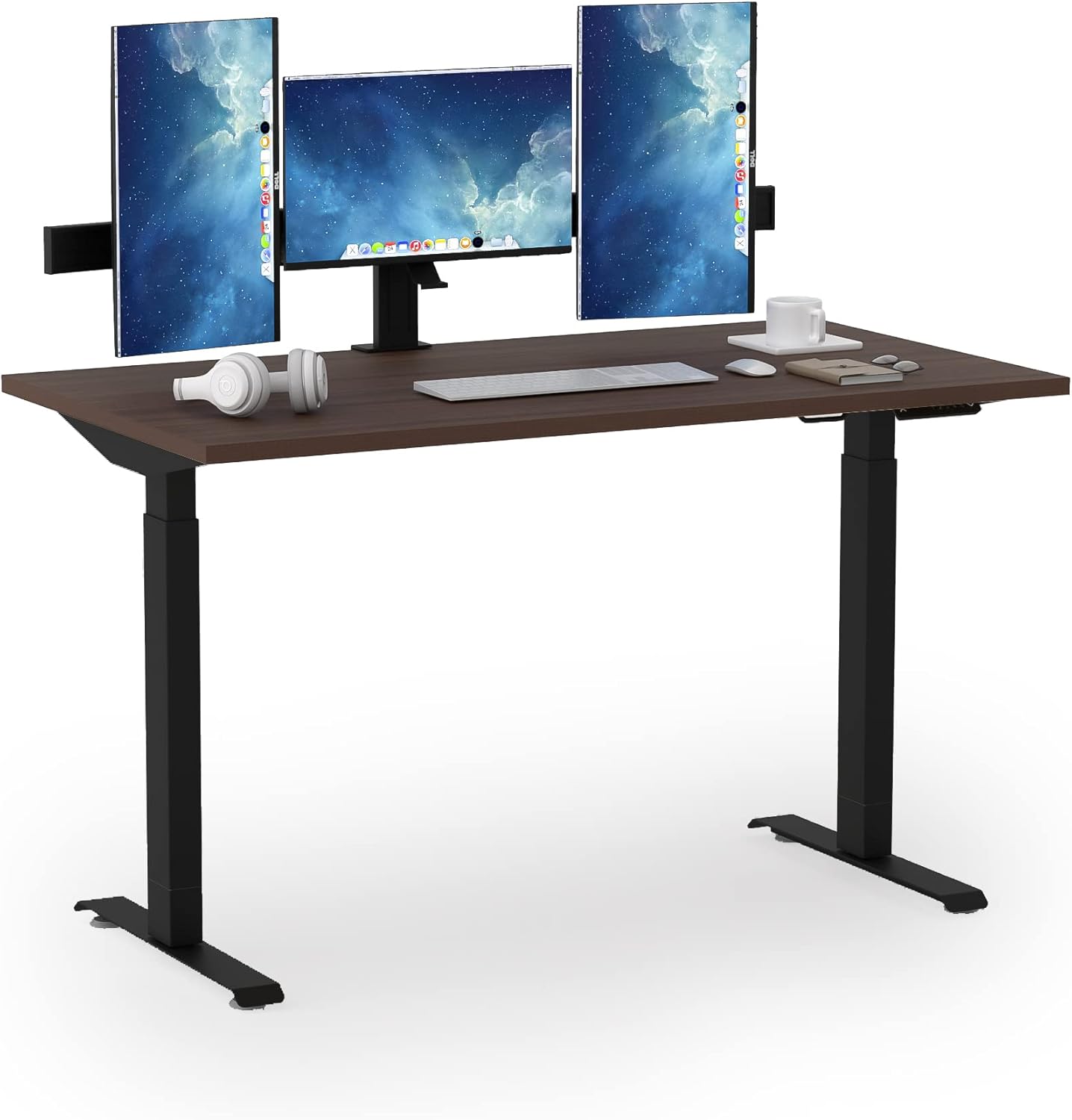 Amazon.com: ALFA FURNISHING Dual Motor Standing Desk, 55x28 Inches ...