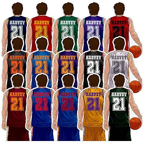 Amazon.com: Personalized Custom Basketball Player Sticker Choose Your ...