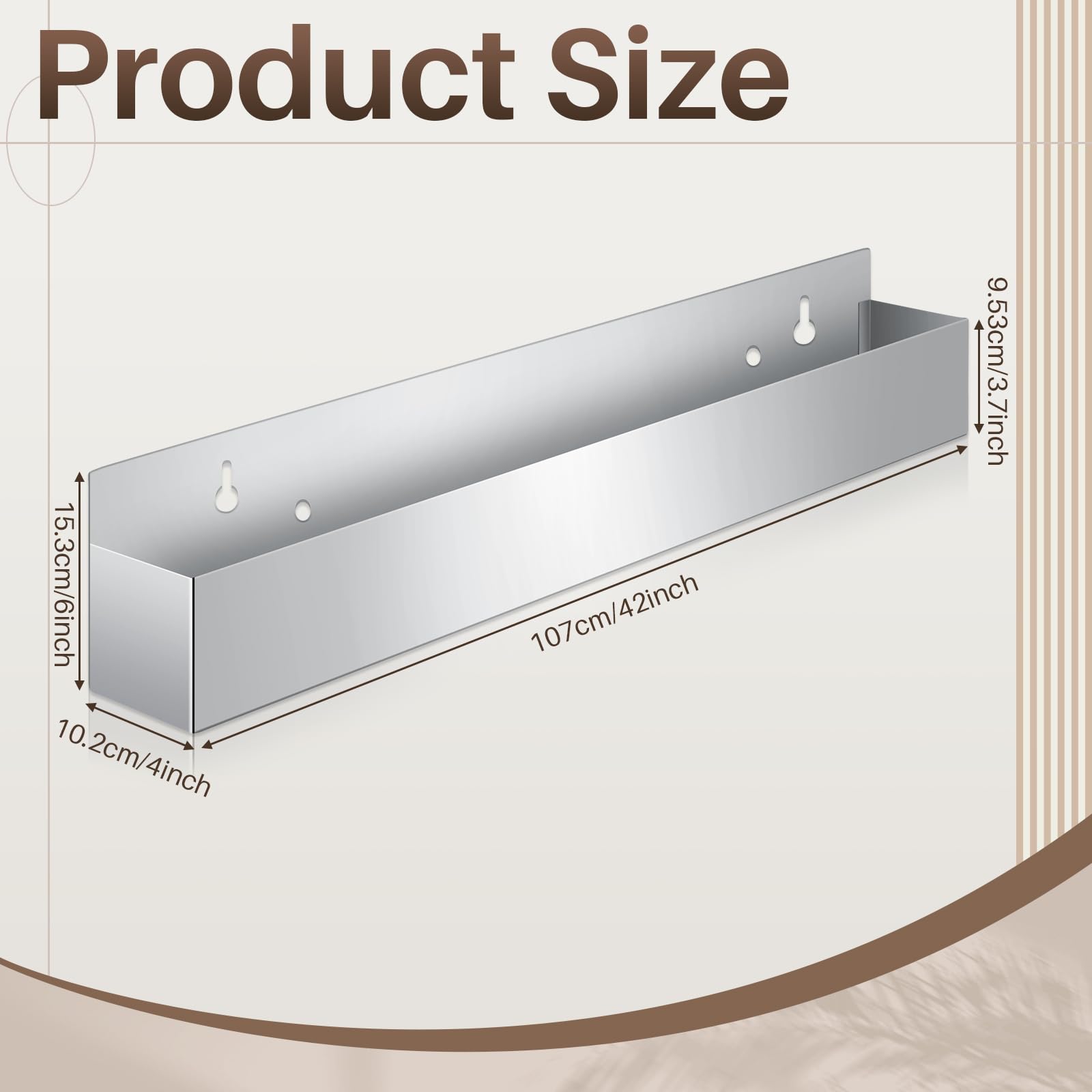 Snapklik.com : Tanlade 1 Piece Single Speed Rail Stainless Steel Liquor ...