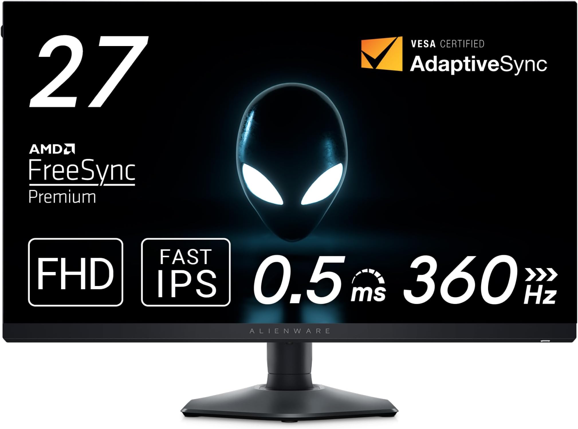 Amazon | Dell AW2724HF 27インチ Alienware ゲーミングモニター(無輝点3年保証/FHD/Fast IPS,非 ...