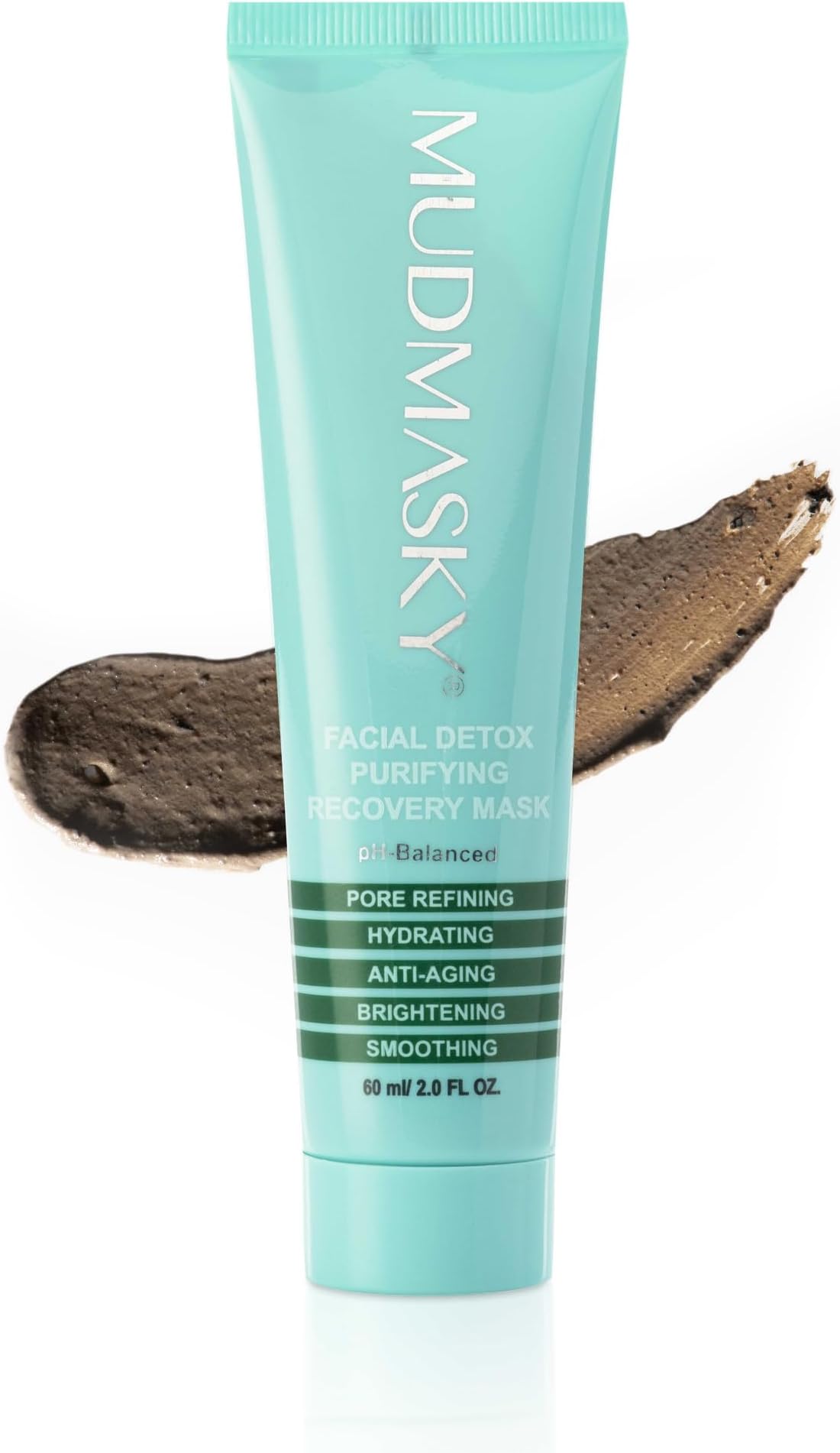 Amazon.com : MUDMASKY Melting Mud Cleansing Mask 3in1 Formula 2.5 FL ...