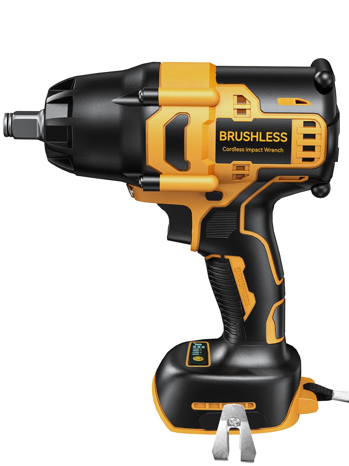 Cordless Impact Wrench 1/2 inch for Dewalt 20V Max Battery, 550 Ft-lbs ...