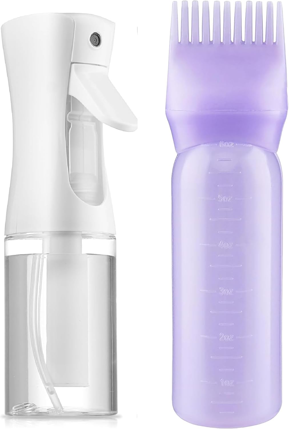Amazon.com: ALNSCLOR Hair Applicator Bottle-Root Comb Applicator Bottle ...