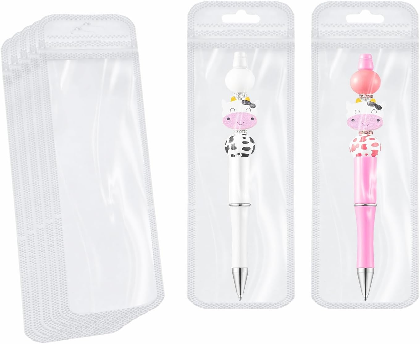 Amazon.com: 100 Count Pen Packaging Bags for Small Business,Clear ...