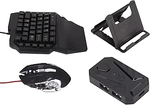Gamepad Keyboard Mouse Converter Set for PUBG, Keyboard and Mouse Converter Mobile Game Keyboard ...