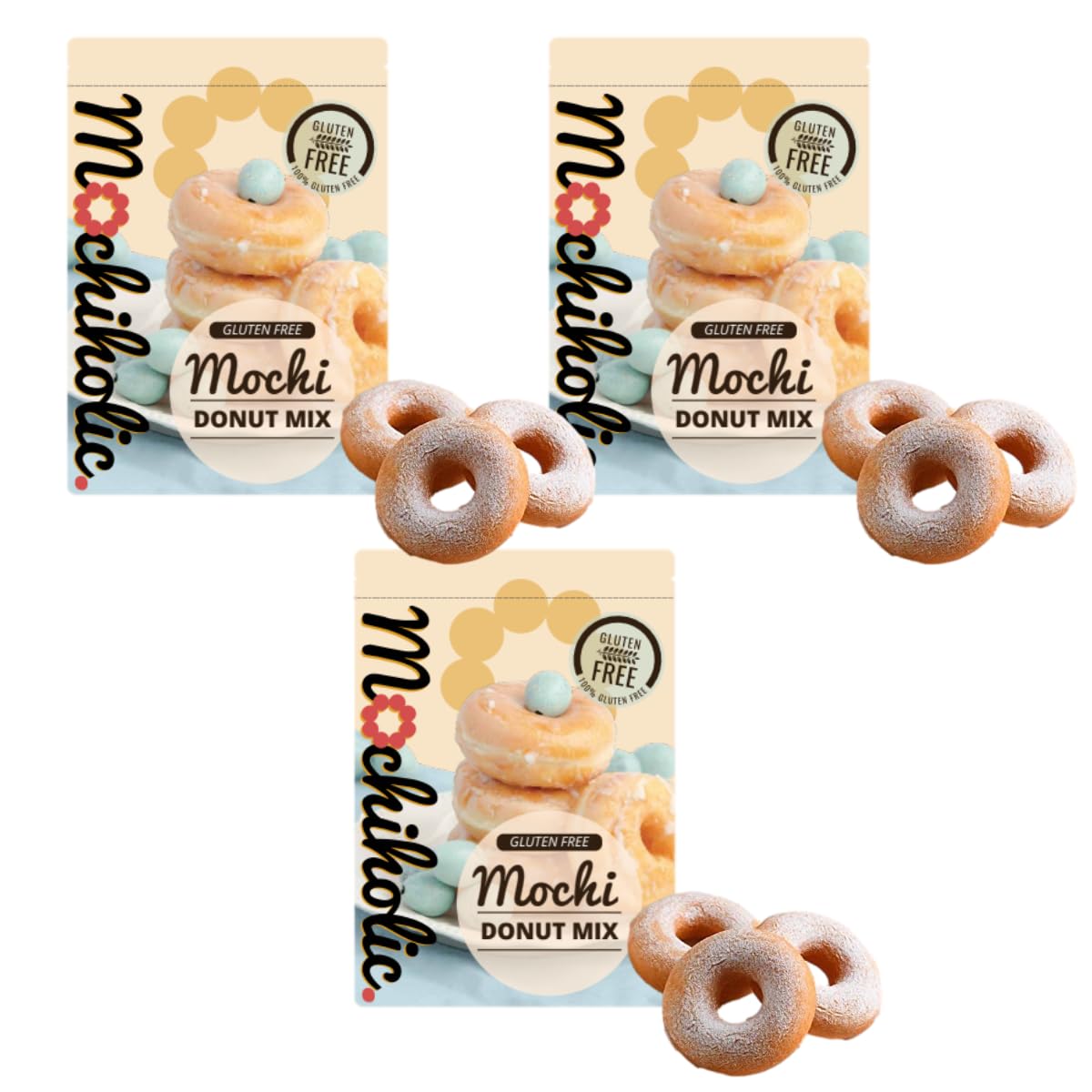 Amazon.com: Mochi Mix Original Donut Mix Recipe, Gluten Free, Wheat ...
