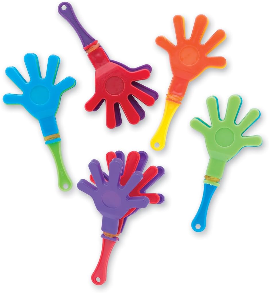 Amazon.com: SmileMakers Mini Hand Clappers-Prizes and Giveaways-72 per ...