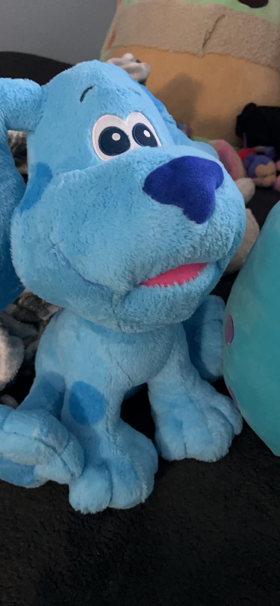 Amazon.com: Blue’s Clues & You! Big Hugs Blue, 16-inch plush, Kids Toys ...