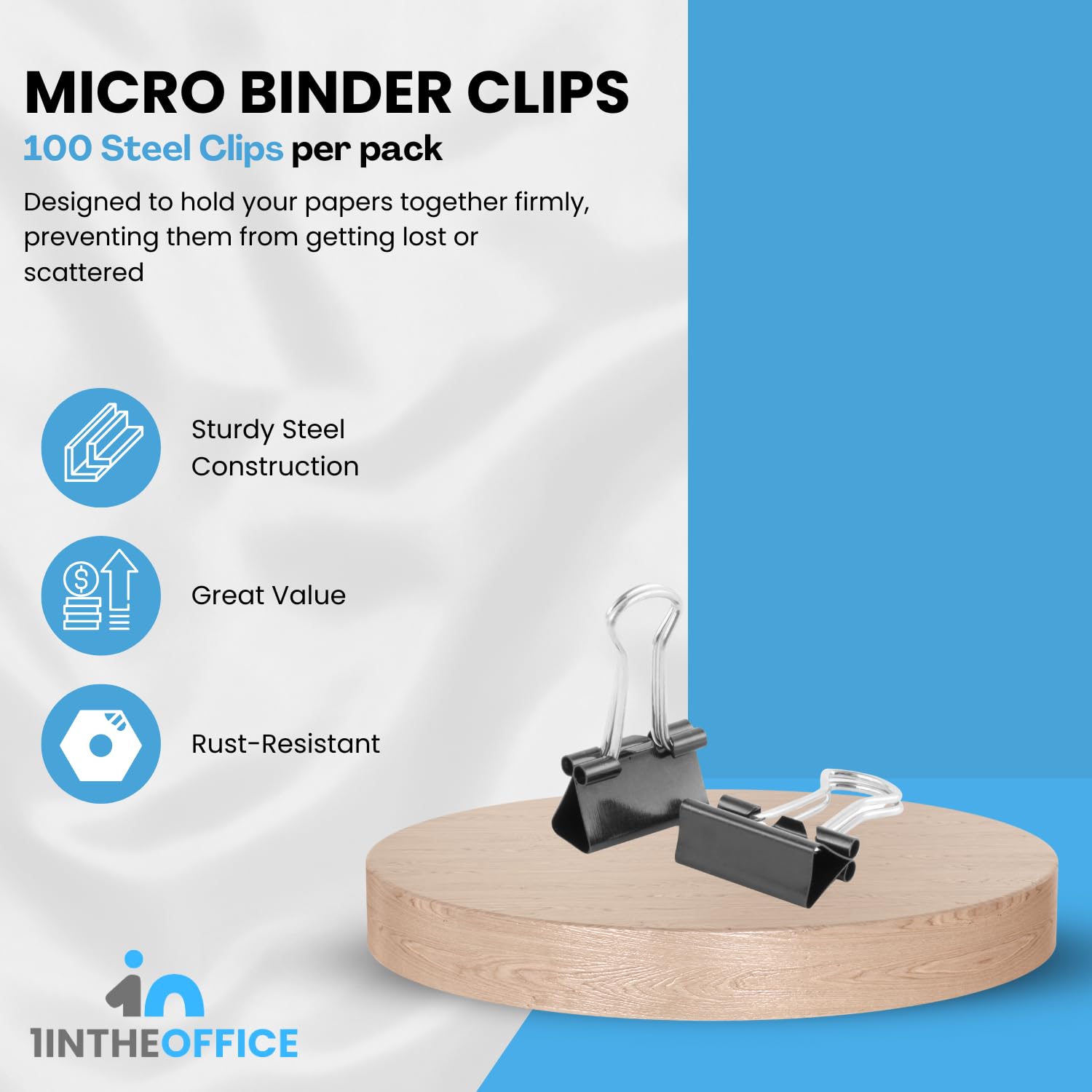 Snapklik.com : Micro Binder Clips, Paper Clamps, Metal Binder Clips, 0. ...
