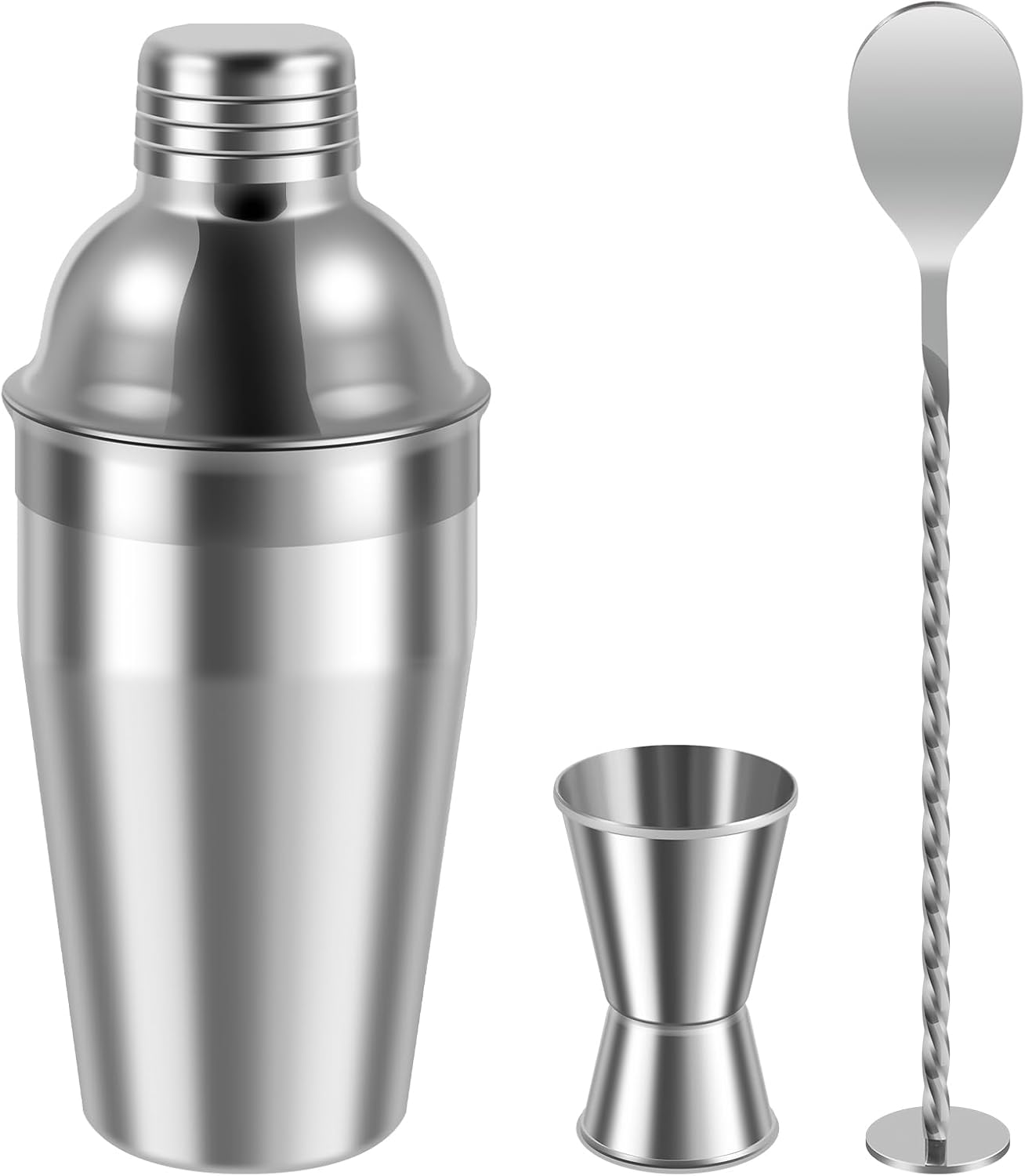 Amazon.com: 25oz Cocktail Shaker Bar Set Martini Shaker with Built-in ...