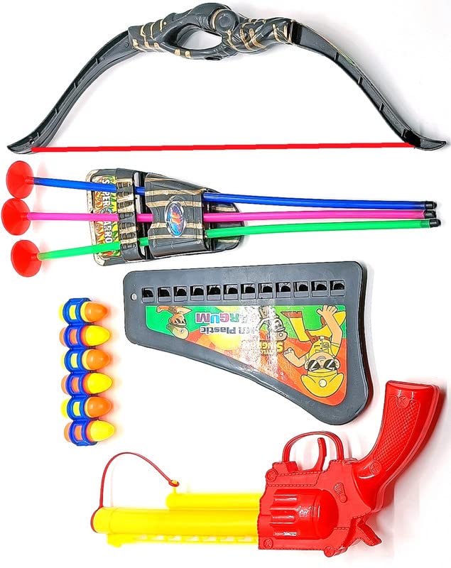 Dynamic Retail Global Guns for Boys, Archery Bow and Arrows Toy Set for ...