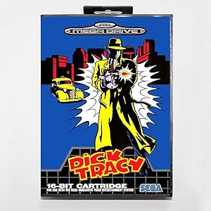 16 Bit Sega MD Game Cartridge With Retail Box Dick Tracy Game Card For Megadrive Genesis System ...