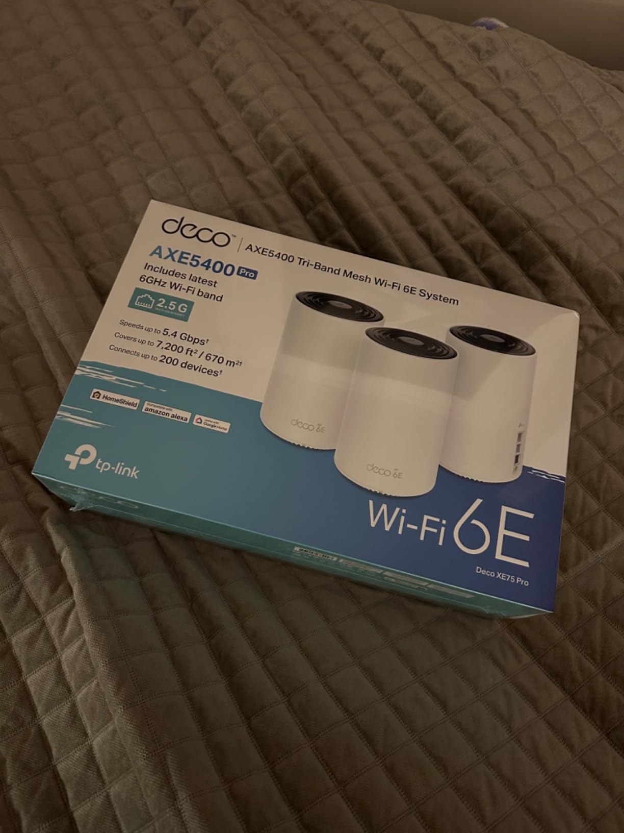 TP-Link Deco BE85 Wi-Fi 7 Mesh WLAN-set (2-pack) BE19000 Tri-Band ...