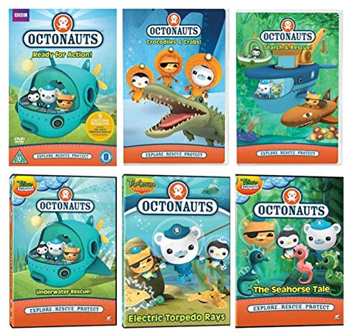 Octonauts Dvd Collection Pack Search And Rescue Crocodiles And Crabs ...