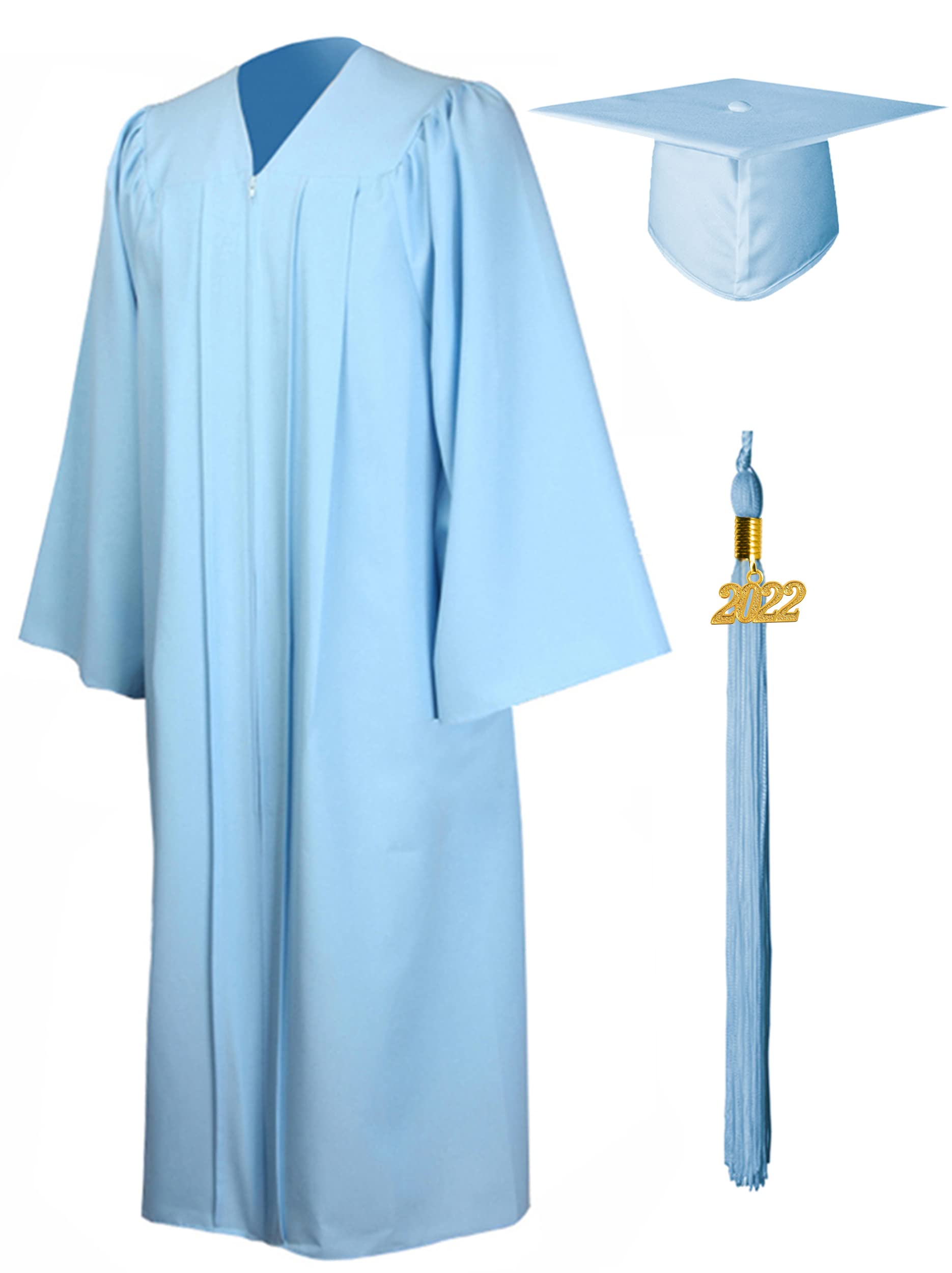 Snapklik.com : GraduationMall Matte Graduation Gown Cap Tassel Set 2024 ...