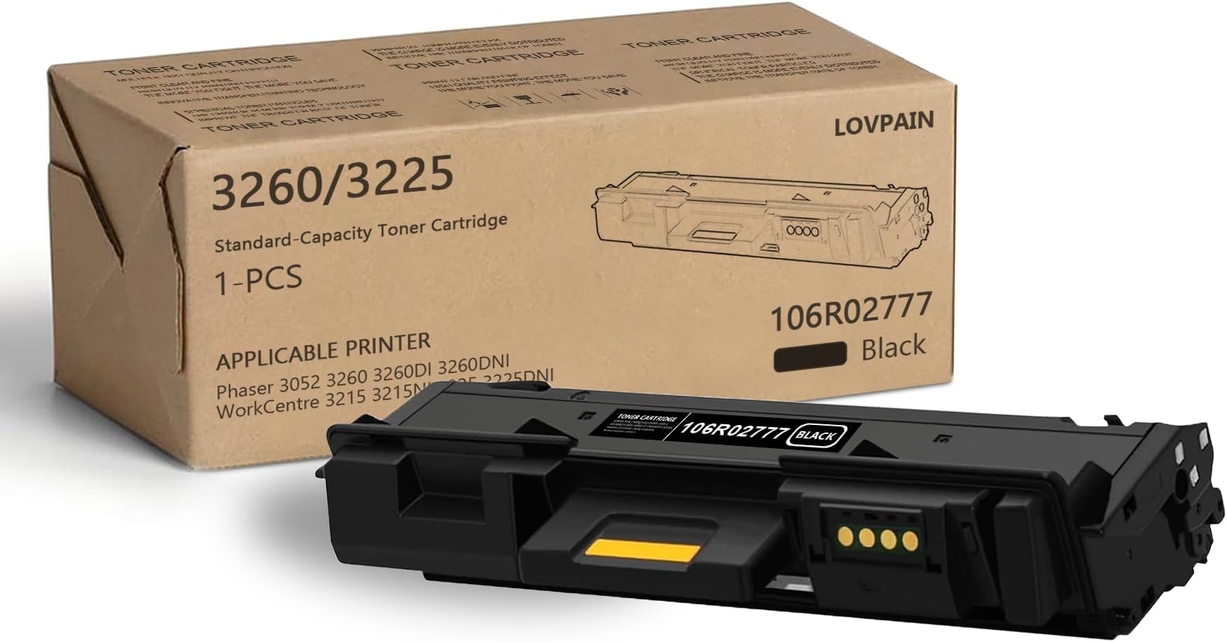 Amazon.com: Xerox Genuine Phaser 3260/3052 Workcentre 3215/3225 Black ...