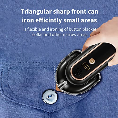 Cordless Mini Iron for Clothes, Portable Travel Iron Support Dry Wet ...