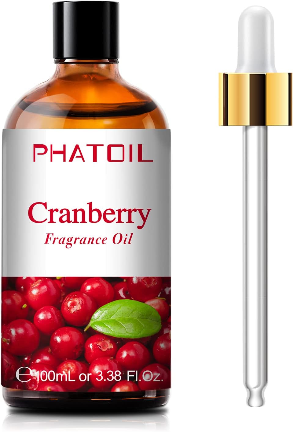 PHATOIL Cranberry Fragrance Oils, 3.38FL.OZ Large Volume Cranberry Oil ...