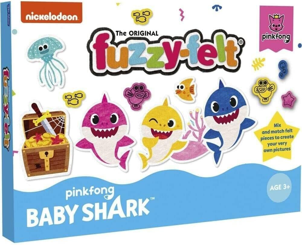 Fuzzy-Felt Baby Shark Activity Set – BigaMart
