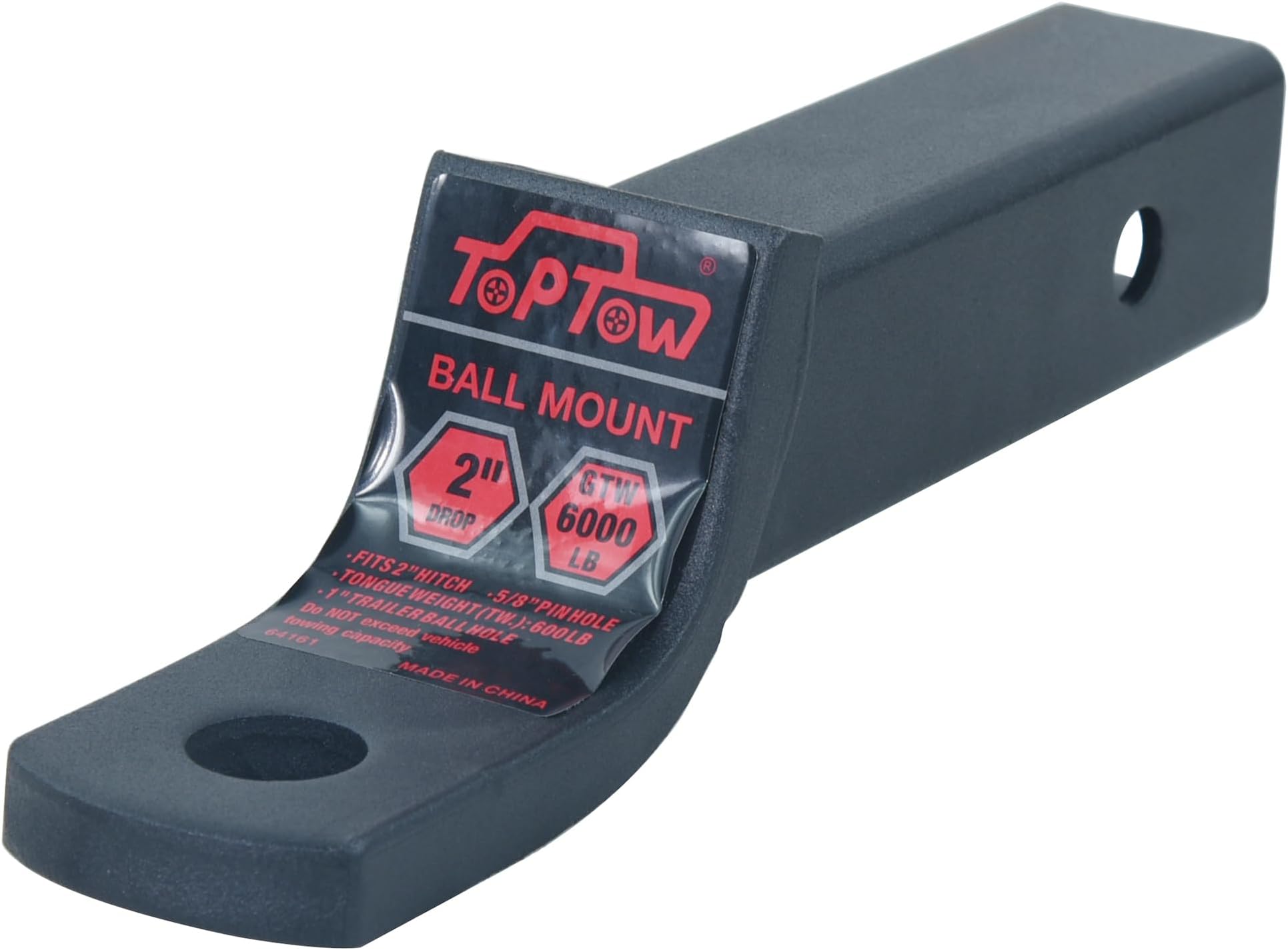 Amazon.com: REYSUN 2-inch Drop Trailer Hitch Ball Mount Kit - 2-inch ...