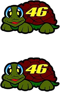 Valentino Rossi Sticker Turtle (BR) Vinyl Decal 5cm 2" x 2 : Amazon.co ...