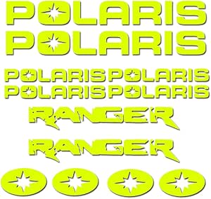 Amazon.com: KIT For POLARIS RANGER STICKERS DECALS **ANY COLOR ...