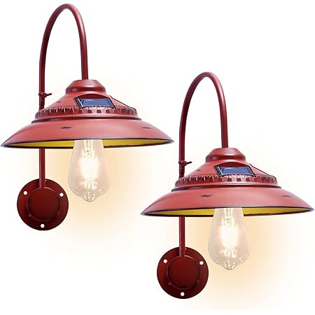 Amazon.com: YAKii 2 Pack Solar Lantern Hanging Waterproof Outdoor Metal ...