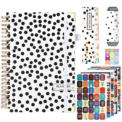 Snapklik.com : Daily Planner 2024 Undated Monthly Weekly Planners For ...