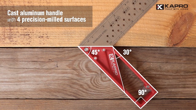 Watch KAPRO Ledge-It Try & Mitre Square with Stainless Steel Blade on ...