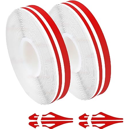 Amazon.com: Autrends Car Vinyl Pinstriping Tape, 2pack Stripe Decals ...