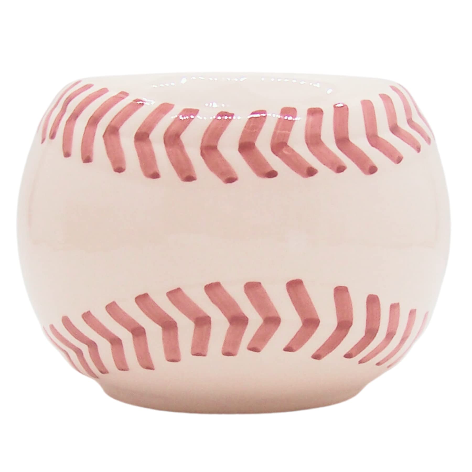 Amazon.com : Wowser Ceramic Baseball Planter, Sports Themed Decor ...