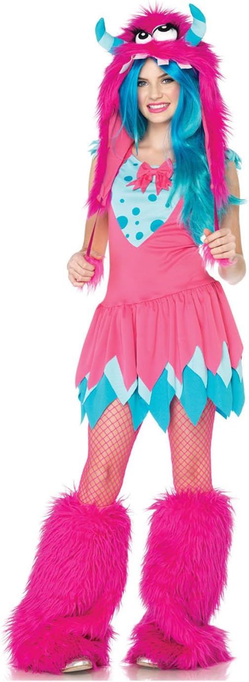 Amazon.com: Leg Avenue 2 Piece Mischief Monster Dress And Furry Monster ...