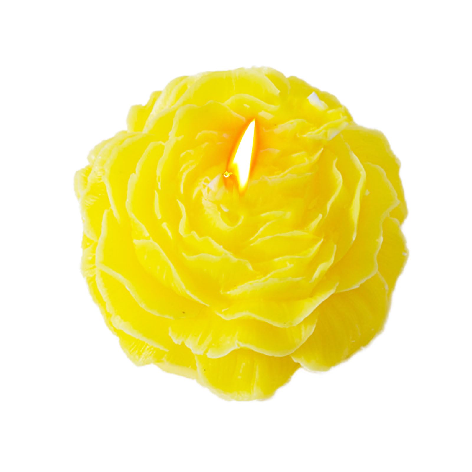 Amazon.com: Peony Flower Shape Candles 1 Pack Soy Wax Decorative Candle ...