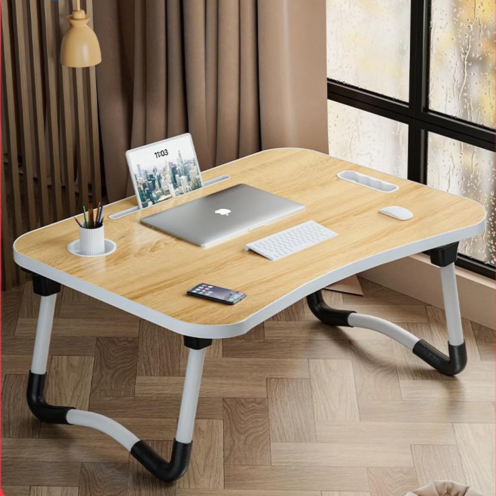 Foldable Laptop Table, Laptop Bed Tray Table for Bed, Sofa, Dinner Bed ...