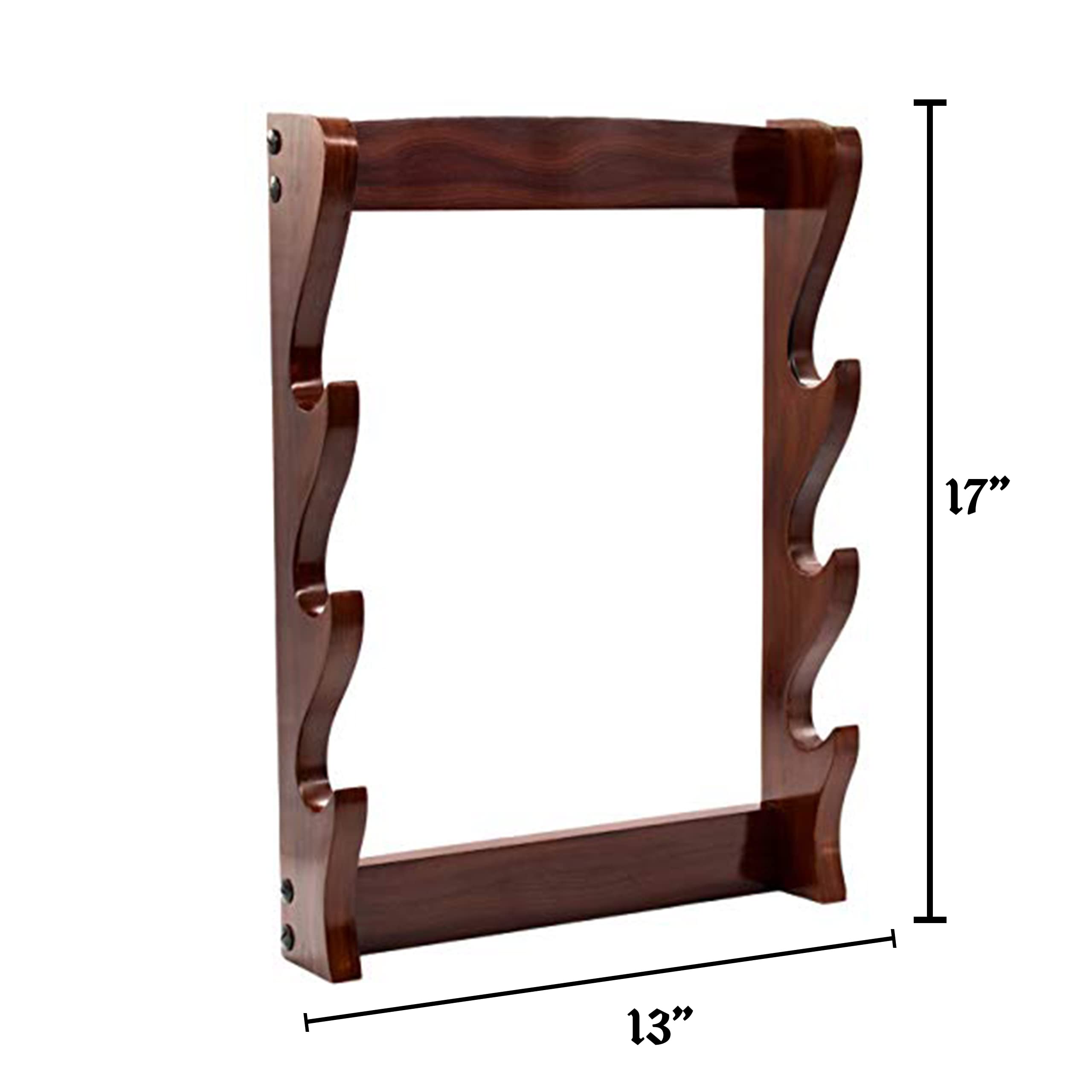 Mythrojan Solid Wood Sword Stand Medieval Sword Wall Mount Samurai ...