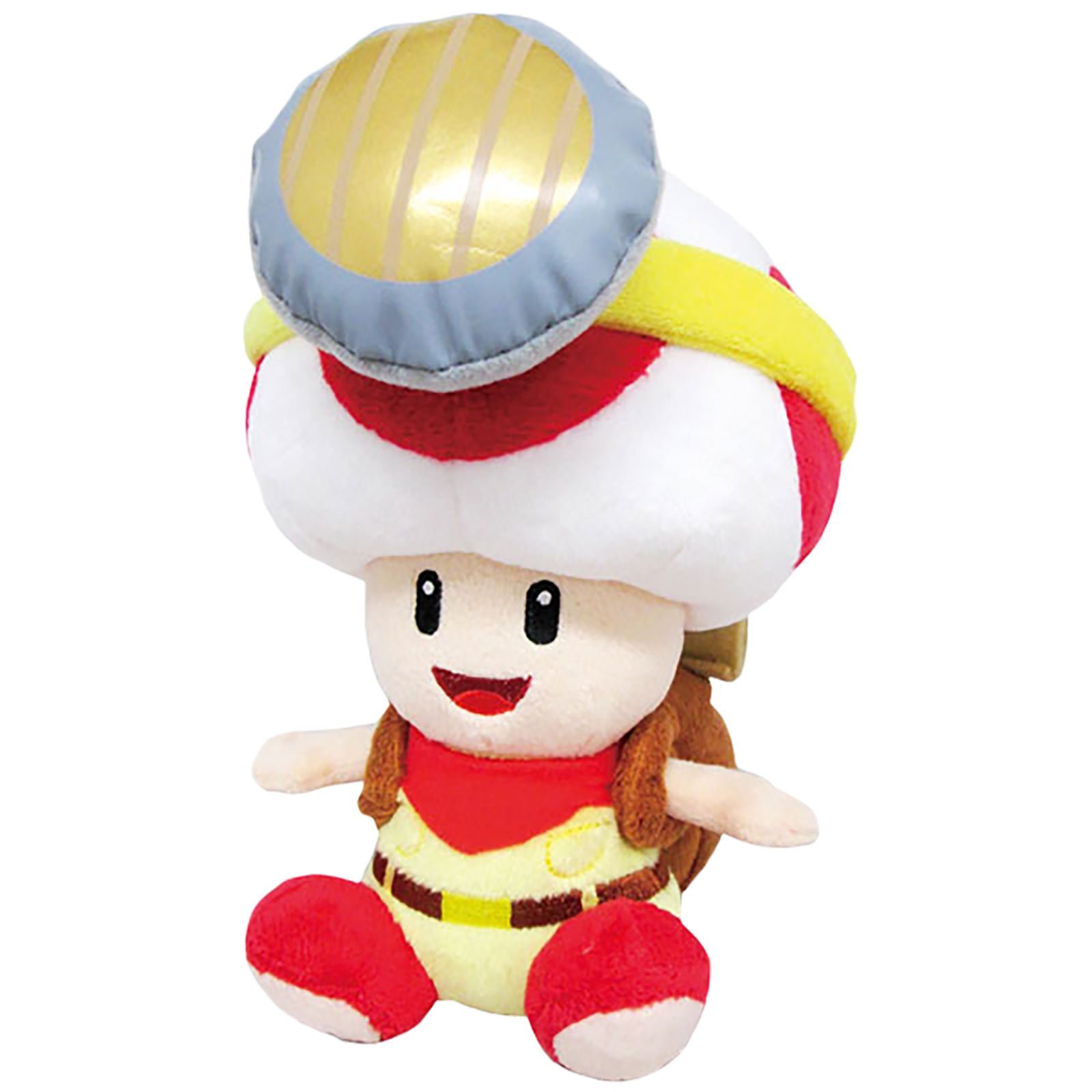 Sanei Super Mario Series Sitting Pose Captain Toad Plush Toy