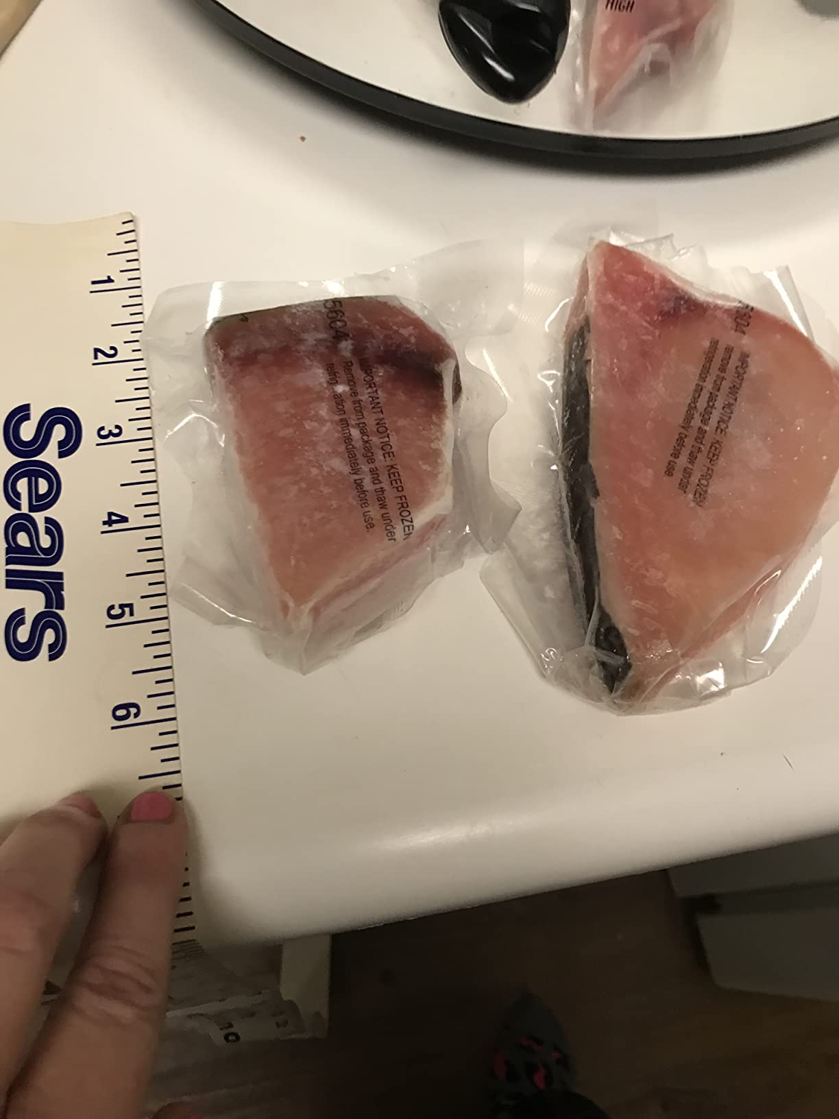 Amazon.com: Amazon Fresh, Wild Caught Swordfish, 12 Oz (Frozen ...