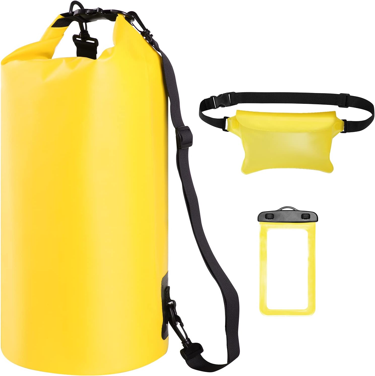 Waterproof Dry Bag 2L - Roll Top Waterproof Backpack/Phone Case/Pouch ...