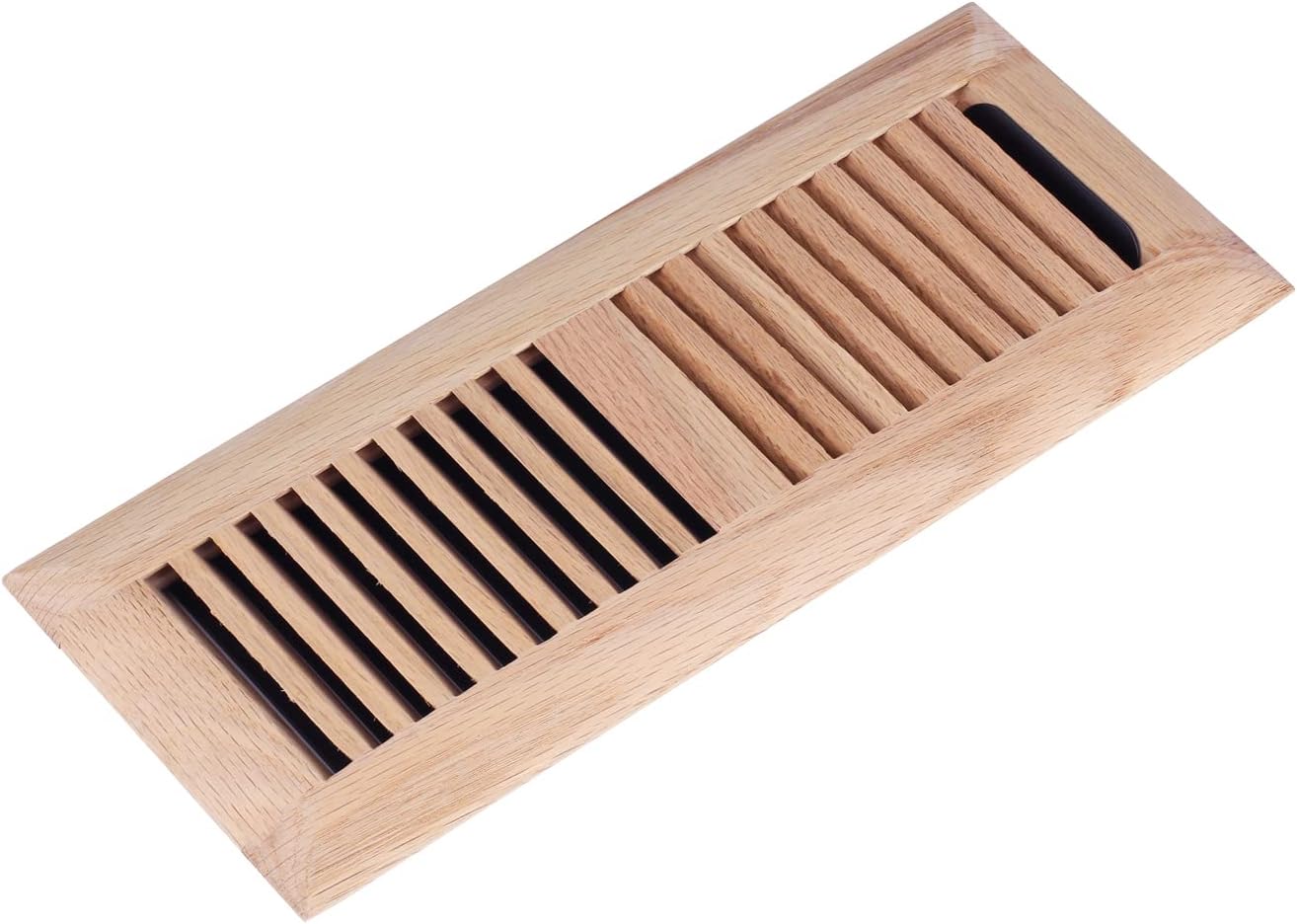 Hardwood Red Oak Floor Register, Drop in Vent Cover, 4x12 Inch with ...