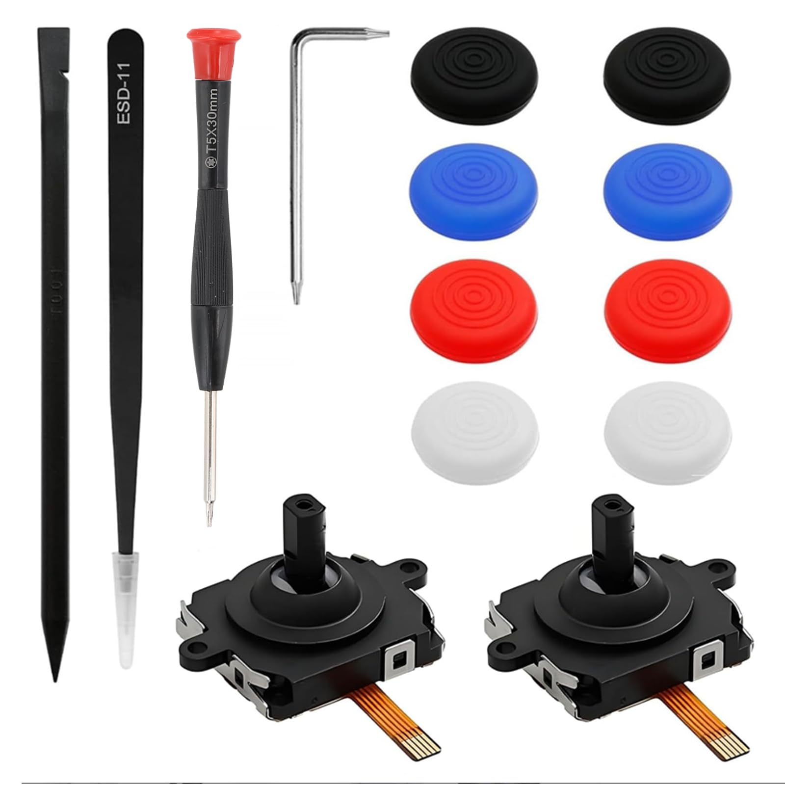 2 Pcs Joystick Replacement Kit for Oculus Quest 2/Meta Quest 2 ...
