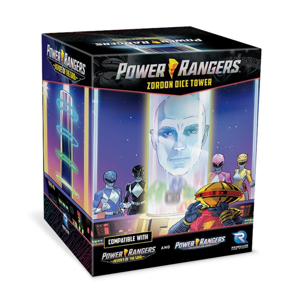 Amazon.com: Renegade Games Studios Power Rangers Zordon Dice Tower & GM ...