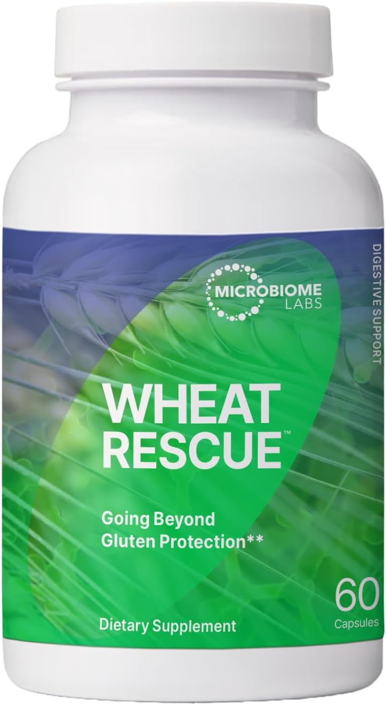 Amazon.com: Microbiome Labs WheatRescue - Gluten Digestive Aid with ...