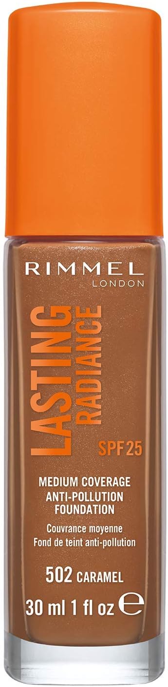 Rimmel Lasting Radiance Medium Coverage Anti Pollution Foundation, SPF ...