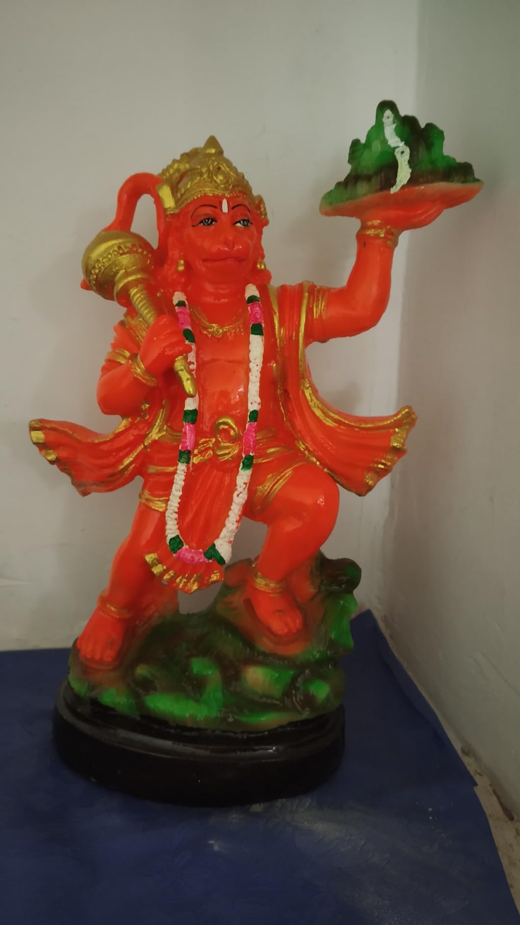 Buy KRISHNAGALLERY1 Ornage Pahad Sanjeevani Booti Parbat Hanuman Ji ...