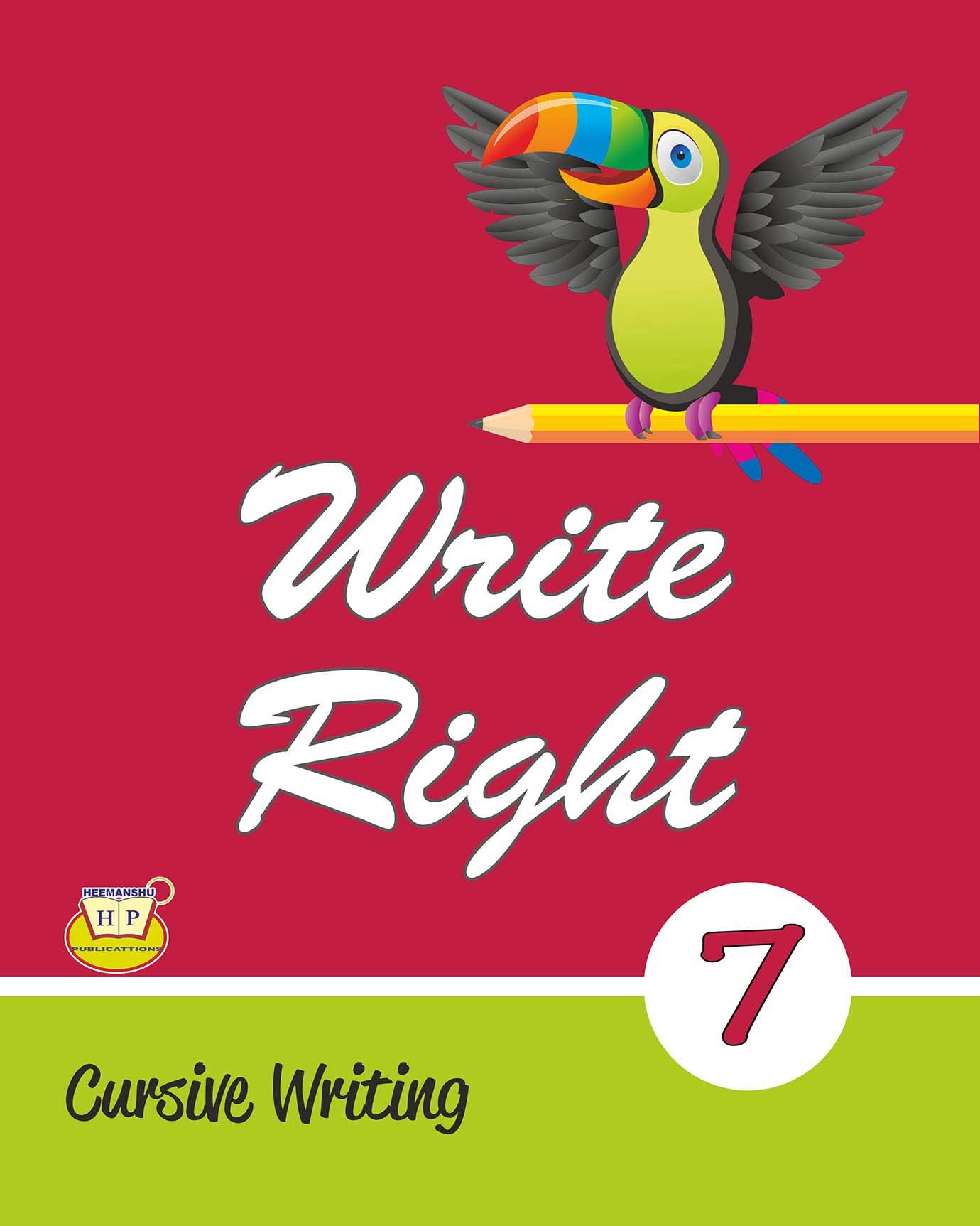 Write Right Cursive Writing Book Volume 7 Cursive Handwriting Workbook ...
