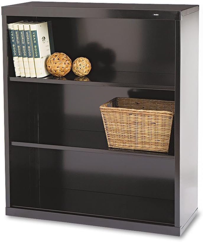 Amazon.com: Tennsco B42BK Metal Bookcase, Three-Shelf, 34-1/2w x 13-1 ...