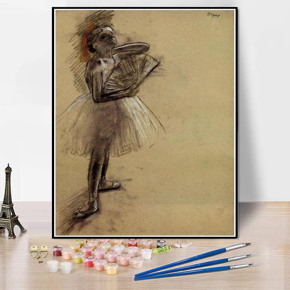 Disegni Da Colorare Degas Kit Per Dipingere Con I Numeri, Per Adulti,