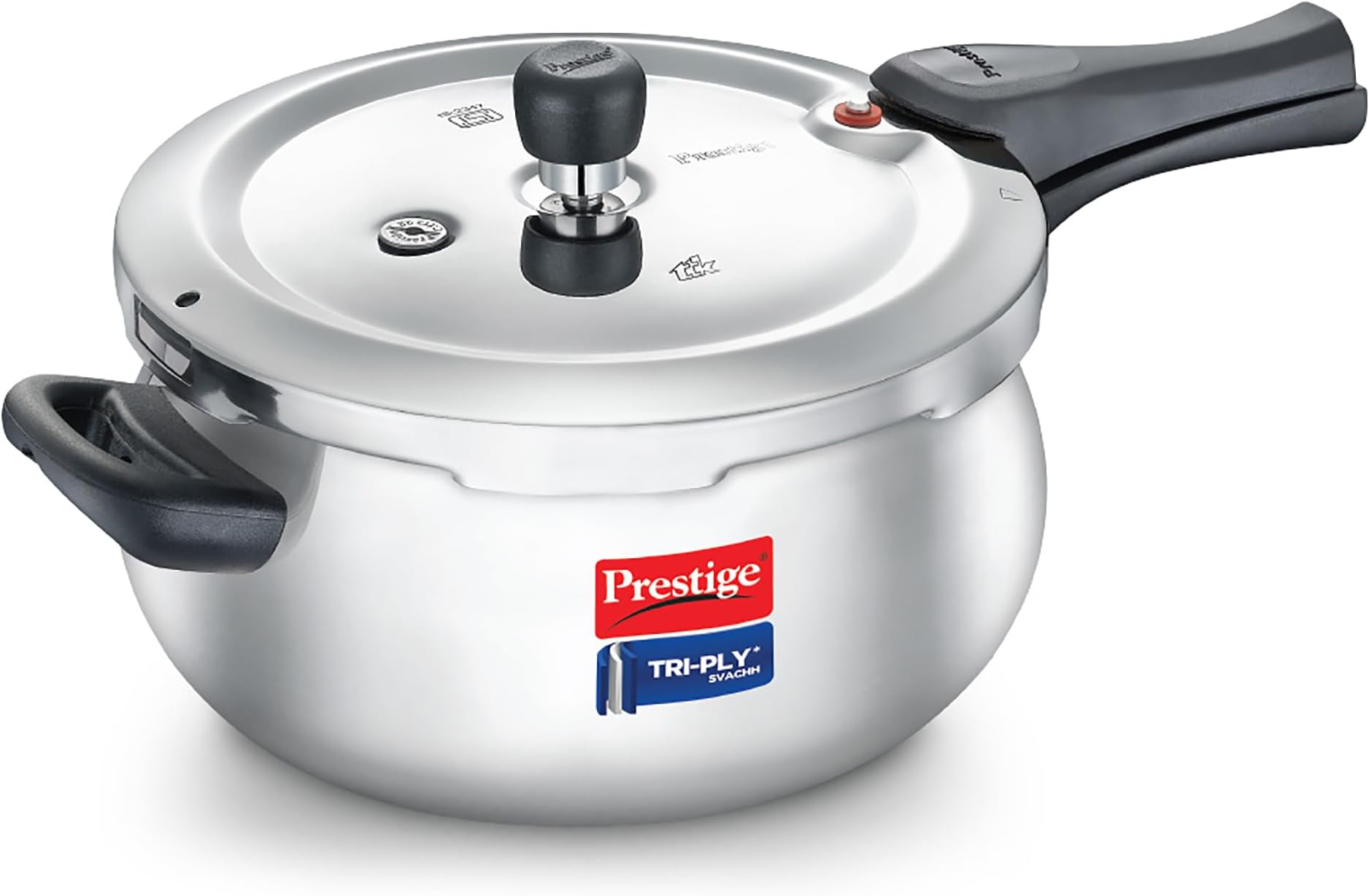 Buy Prestige 5L Svachh FLIP-ON Stainless Steel Tri-ply bottom Pressure ...