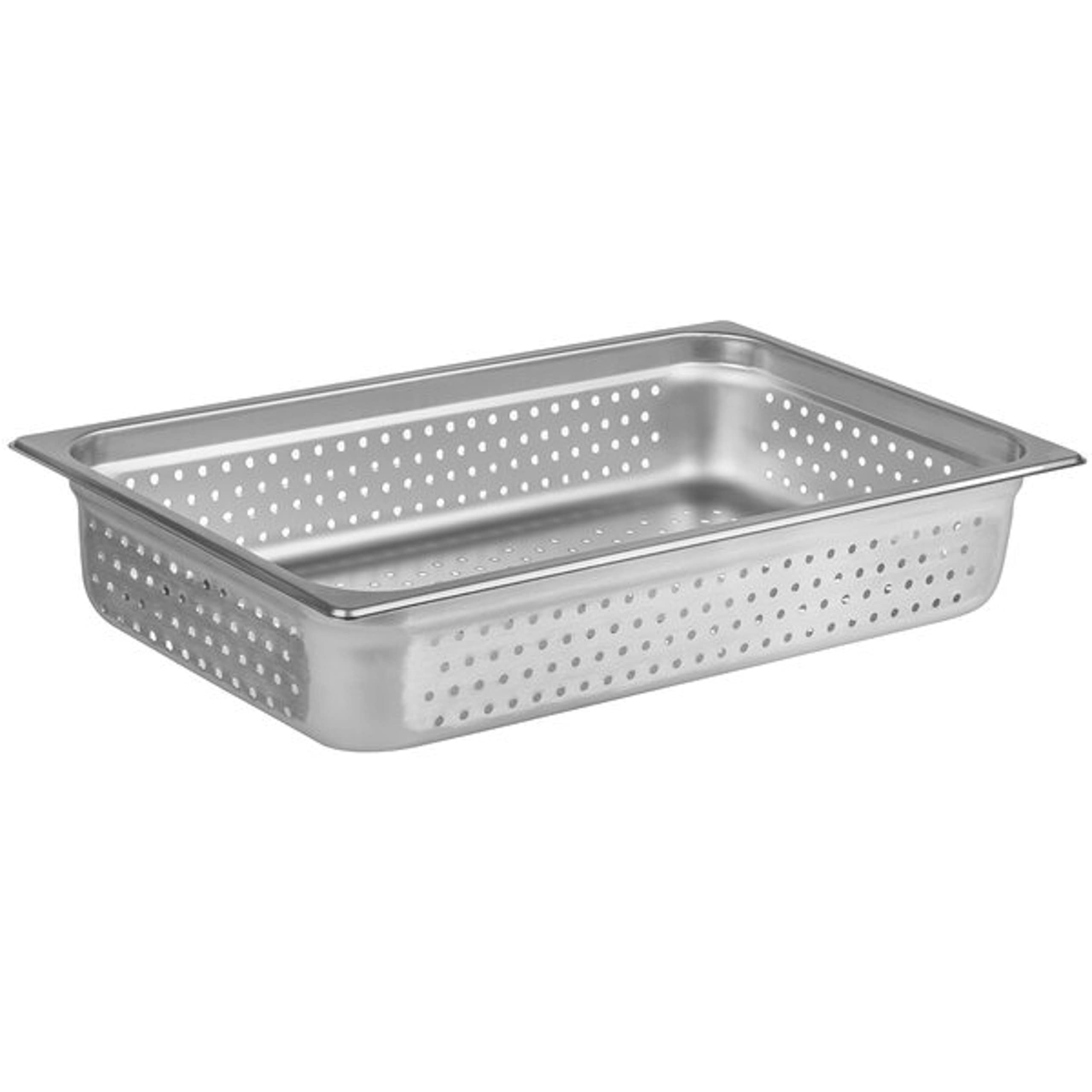 Snapklik.com : Full Size 4" Deep Perforated Stainless Steel Anti ...