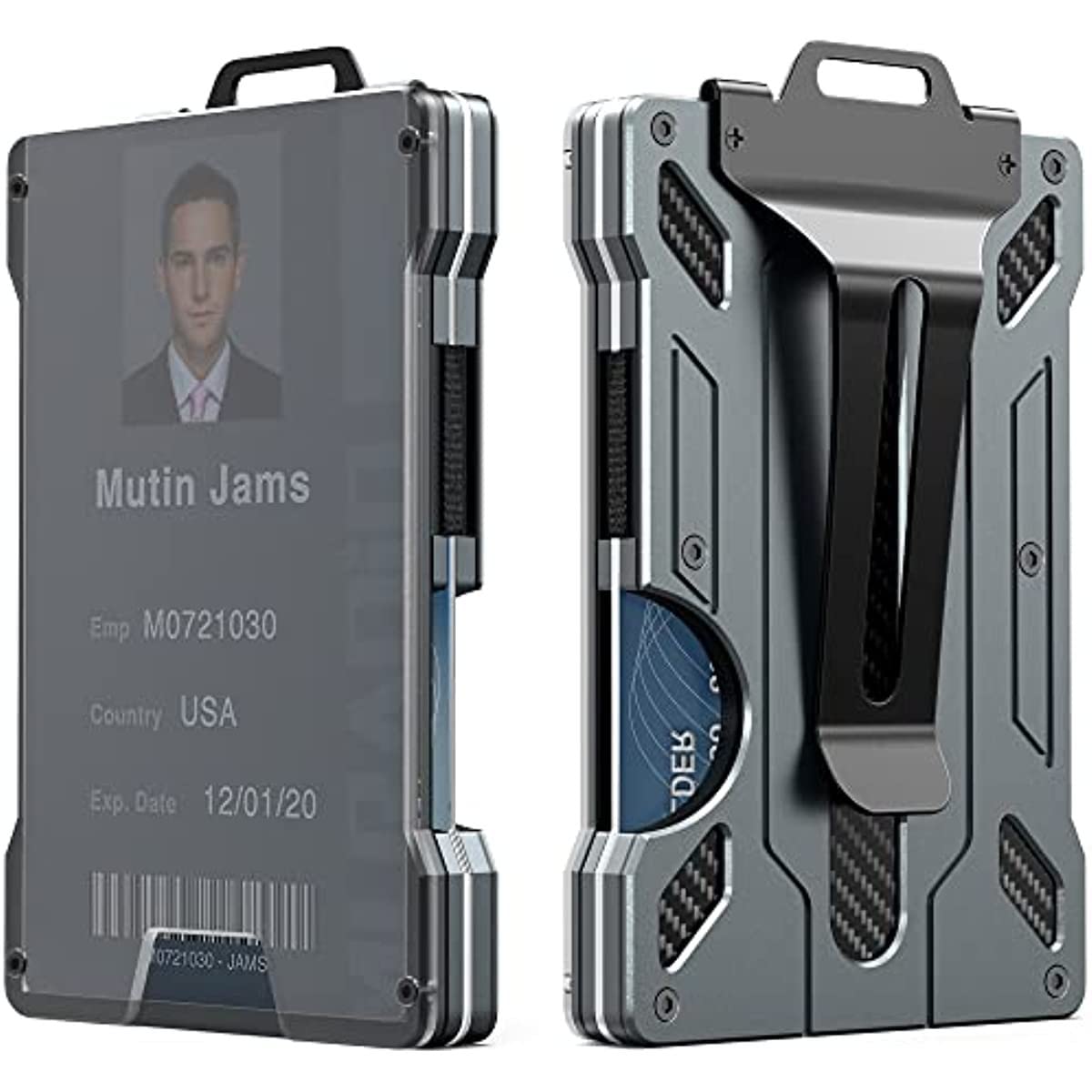 DMG TECH Business Card Holder, Rfid Blocking Wallet, With Transparent ...